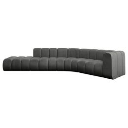 ECKSOFA modulares Sofa Tilmo-L1 - 399x194x70 cm Dunkelgrau