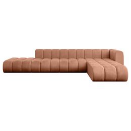 ECKSOFA modulares Sofa Zuvon-L2 - 387x177x70 cm Apricot