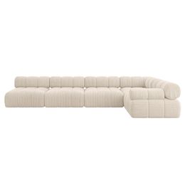 ECKSOFA modulares Sofa Mende-L3 - 380x190x70 cm Beige Cord