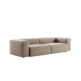 KAWOLA SOFA CELESTE Anthrazit Lederfaserstoff