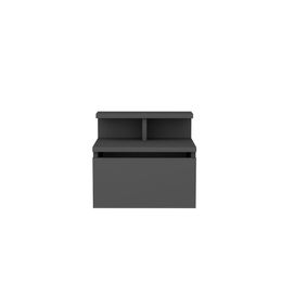 H&Auml;NGENDER Nachttisch, 1 Klappt&uuml;r Anthrazit B39,8 cm - ALICE