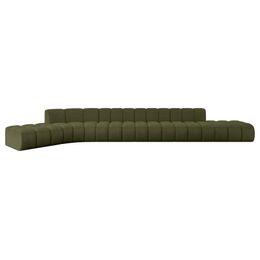 ECKSOFA modulares Sofa Solven-L3 - 562x174x70 cm Gr&uuml;n