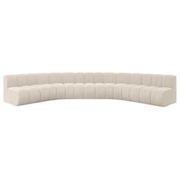 WOHNLANDSCHAFT modulares Sofa Montra-U1 - 490x174x70 cm Beige