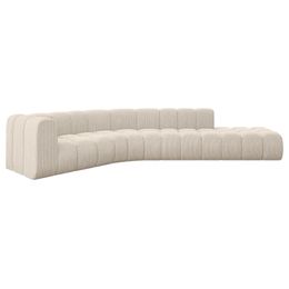 ECKSOFA modulares Sofa Tilmo-L1 - 399x194x70 cm Beige