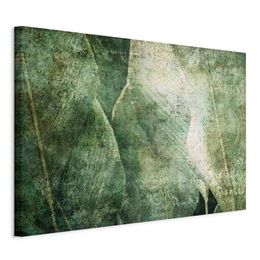 Artgeist Leinwandbild Green Revolution Greige/Gr&uuml;n ca. 120x80cm