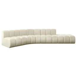 ECKSOFA modulares Sofa Brilo-L1 - 380x174x70 cm Beige