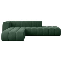ECKSOFA modulares Sofa Zuvon-L1 - 296x177x70 cm Gr&uuml;n
