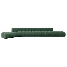 ECKSOFA modulares Sofa Solven-L3 - 562x174x70 cm Gr&uuml;n