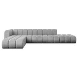 ECKSOFA modulares Sofa Zuvon-L2 - 387x177x70 cm Grau