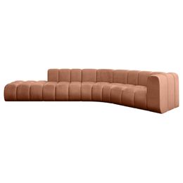 ECKSOFA modulares Sofa Tilmo-L1 - 399x194x70 cm Apricot
