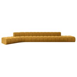 ECKSOFA modulares Sofa Solven-L3 - 562x174x70 cm Senfgelb