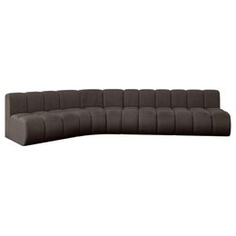 ECKSOFA modulares Sofa Montra-L2 - 381x174x70 cm Braun
