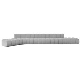 ECKSOFA modulares Sofa Solven-L3 - 562x174x70 cm Hellgrau