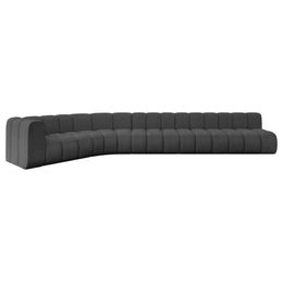 ECKSOFA modulares Sofa Karex-L3 - 490x194x70 cm Grau