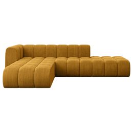 ECKSOFA modulares Sofa Zuvon-L1 - 296x177x70 cm Senfgelb