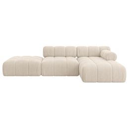 ECKSOFA modulares Sofa Lizur-L1 - 285x160x70 cm Beige Cord