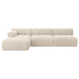 ECKSOFA modulares Sofa Razon-L2 - 285x160x70 cm Beige Cord