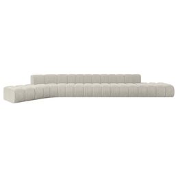 ECKSOFA modulares Sofa Solven-L3 - 562x174x70 cm Creme