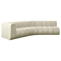 ECKSOFA modulares Sofa Karex-L1 - 308x194x70 cm Beige