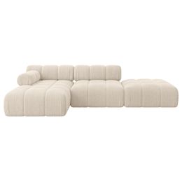 ECKSOFA modulares Sofa Lizur-L1 - 285x160x70 cm Beige Cord