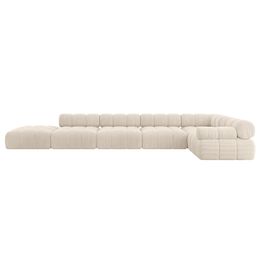ECKSOFA modulares Sofa Felto-L3 - 475x190x70 cm Beige Cord