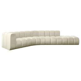 ECKSOFA modulares Sofa Tilmo-L1 - 399x194x70 cm Beige