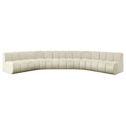 WOHNLANDSCHAFT modulares Sofa Montra-U1 - 490x174x70 cm Beige