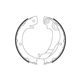 NK Bremsbackensatz, Feststellbremse 2745786 f&uuml;r TOYOTA