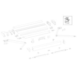 Thule Endkappen schwarz Ducato-Adapter V17 f. Omnistor 6200 (Nr. 1500603178)