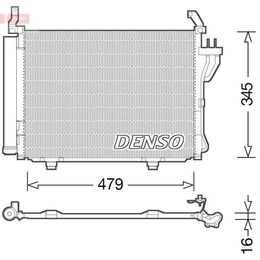 DENSO Kondensator, Klimaanlage dcn41002 f&uuml;r HYUNDAI
