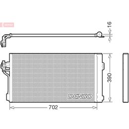 DENSO Kondensator, Klimaanlage dcn99057 f&uuml;r Mercedes