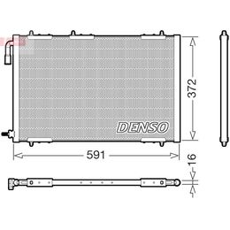 DENSO Kondensator, Klimaanlage dcn21031 f&uuml;r Peugeot