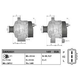 DENSO Generator dan2031