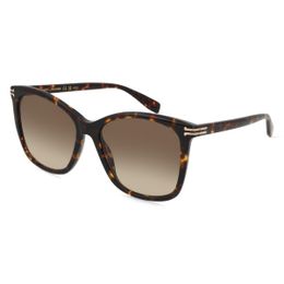 Marc Jacobs MJ 1106/S | Damen-Sonnenbrille | Fassung: Vollrand, Cat Eye, Acetat, Havanna | Glasfarbe: Braun