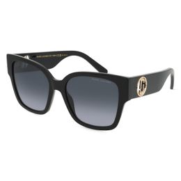 Marc Jacobs 698/S | Damen-Sonnenbrille | Fassung: Vollrand, Butterfly, Acetat, Schwarz | Glasfarbe: Grau