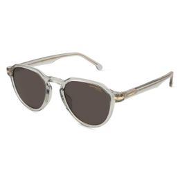 Carrera 314/S | Unisex-Sonnenbrille | Fassung: Vollrand, Panto, Kunststoff, Grau | Glasfarbe: Grau