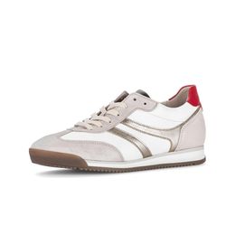 Sneaker Gabor "Sneaker low", Damen, Gr. 44, beige, Schuhe Sneaker