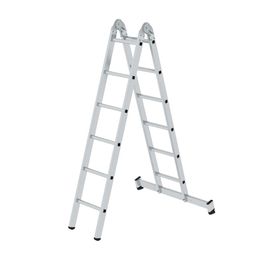 Munk Klappleiter 2-teilig mit nivello -Traverse - 2x6 Sprossen