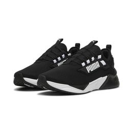Trainingsschuh Puma "Retaliate 3 Laufschuhe Erwachsene", Damen, Gr. 35,5, schwarz-wei&szlig; (schwarz, wei&szlig;), Obermaterial: Textil, Synthetik. Futter: Textil. Innensohle: Textil. Laufsohle: Synthetik, Gummi, Schuhe