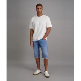 Shorts "ROUVEN shorts", Herren, Gr. 36, N-Gr, blau (light blau used buffies), Denim/Jeans, Obermaterial: 98% Baumwolle, 2% Elasthan, Pioneer Authentic Jeans, regular fit kniefrei, Hosen Shorts, Sommerhose im Five-Pocket Style