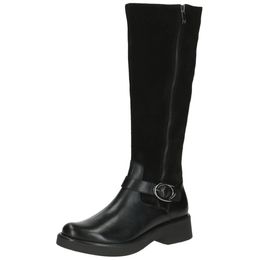 Stiefel Caprice "Caprice Stiefel Leder", Damen, Gr. 36, schwarz, Leder, Schuhe Stiefel