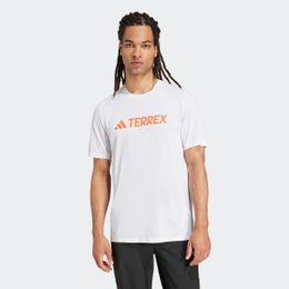 Funktionsshirt adidas terrex "MULTI CLIMACOOL LOGO TECH", Herren, Gr. XL, wei&szlig;, Obermaterial: 100% Polyester, Shirts Funktionsshirt