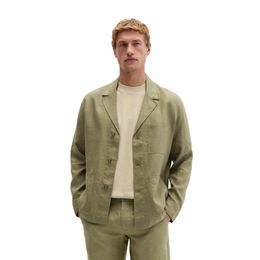 Marc O'Polo Kurzjacke MARC O'POLO "aus reinem Leinen", Herren, Gr. L, fresh seaweed, Obermaterial: 100% Leinen, unifarben, regular fit, Doppelmanschette, Jacken Kurzjacke