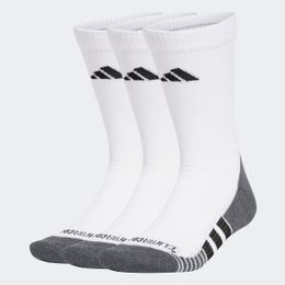Funktionssocken adidas Performance "PRF C CC CRW 3P", Damen, Gr. S (37/39), schwarz-wei&szlig; (wei&szlig;, schwarz), Obermaterial: 56% Polyester, 40% Baumwolle, 3% Elasthan, 1% sonstige Fasern, Socken