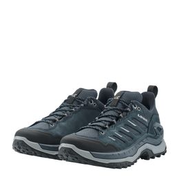 Wanderschuh Lowa "INNOVO LO", Herren, Gr. 46, navy, grau, Leder, Textil, Schuhe Wanderschuh