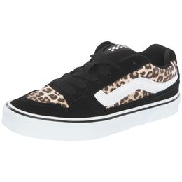 Sneaker Vans "Caldrone", Damen, Gr. 37, schwarz, Leder, Schuhe Sneaker