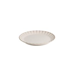 Teller APS "ARUMI", beige (wei&szlig;), B:26cm H:3cm L:26cm &Oslash;:26cm, Melamin, Speiseteller, H: 3 cm, Melamin, wei&szlig; / beige