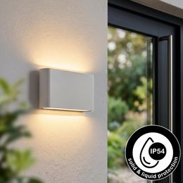 hofstein Gamas Wandleuchte Wei&szlig;, 1-flammig