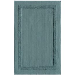 Badematte Egeria "LIVA", mint, H:5mm, Baumwolle, Badematten, Badematte, 50x80 cm, Waffelpiqu&eacute; Struktur