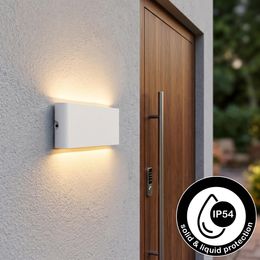 hofstein Gamas Wandleuchte Wei&szlig;, 1-flammig